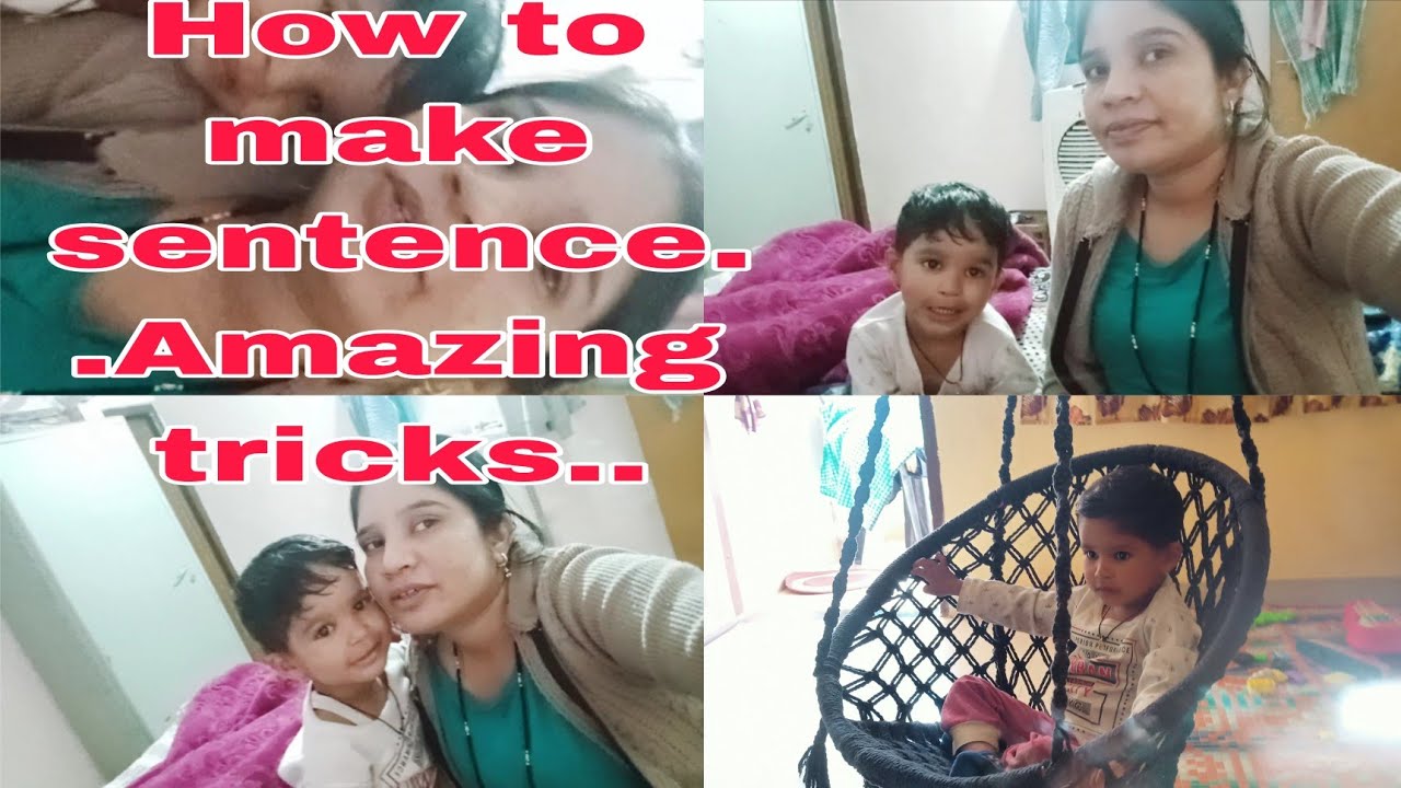 How to make sentence..Amazing tricks for kids ...