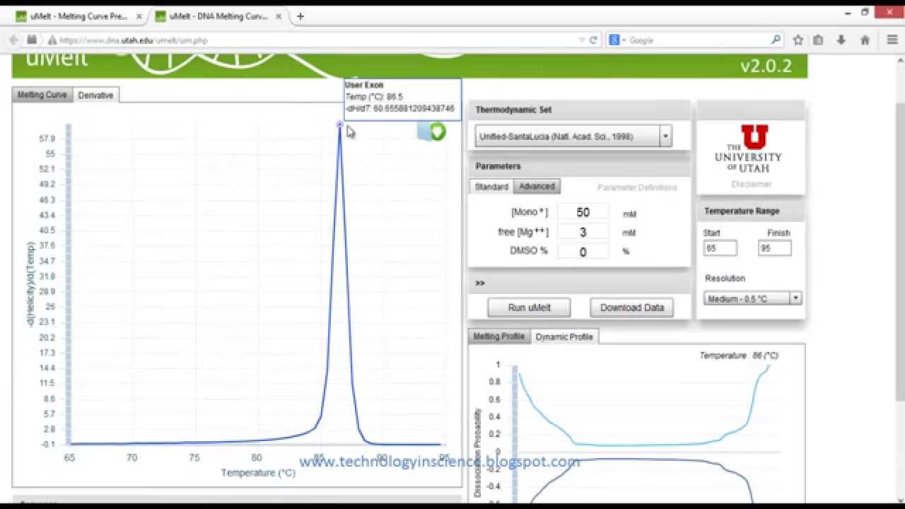 DNA Melt Curve Analysis, DNA melt Temperature Prediction - YouTube