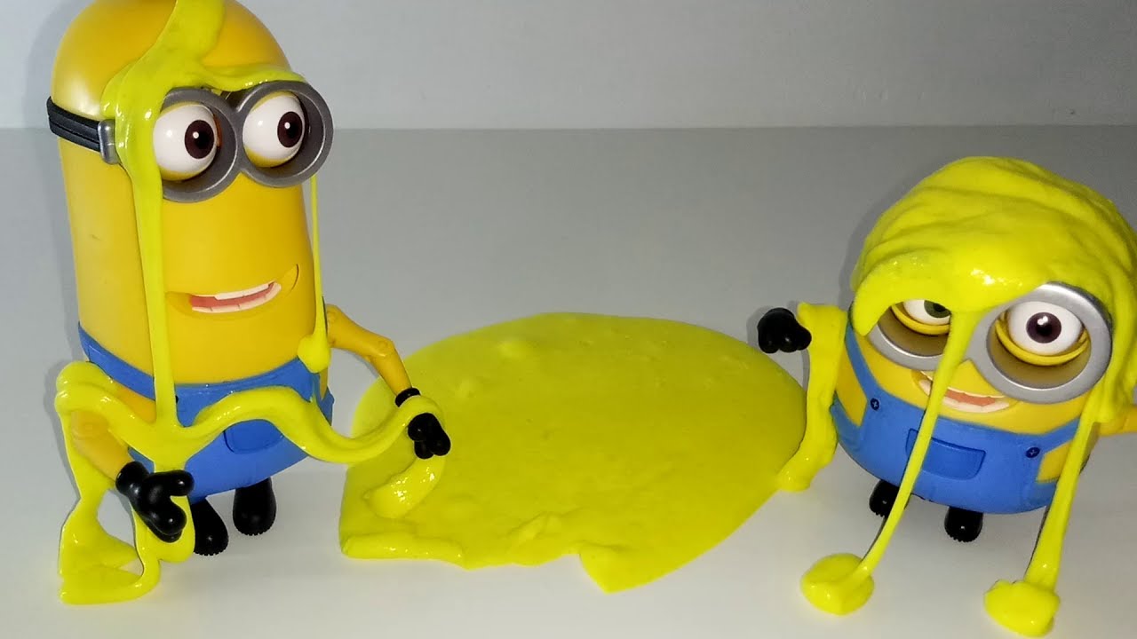 Minions play with Slime - Despicable me - Cartoons For Kids TV - YouTube