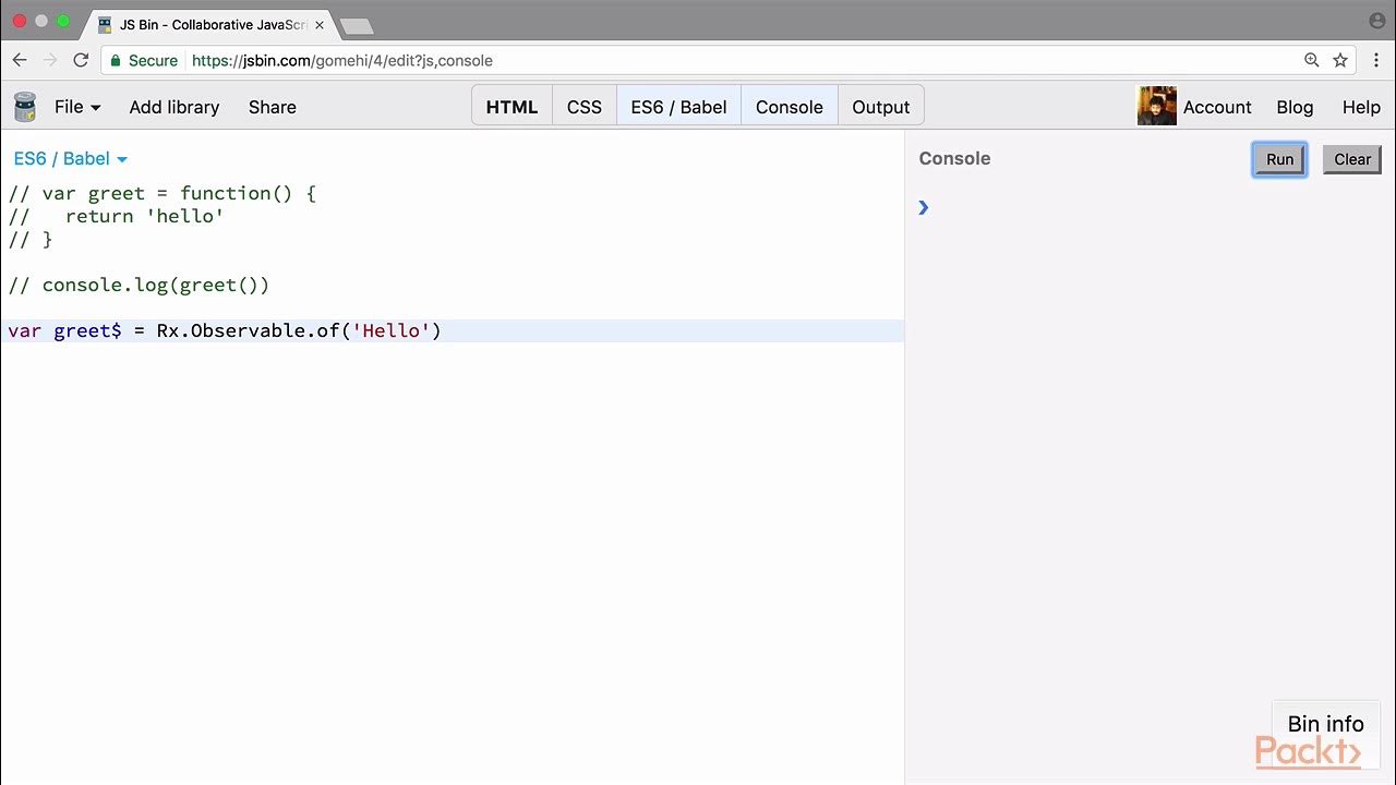 Reactive JavaScript Programming : Observables as Functions | packtpub.com - YouTube