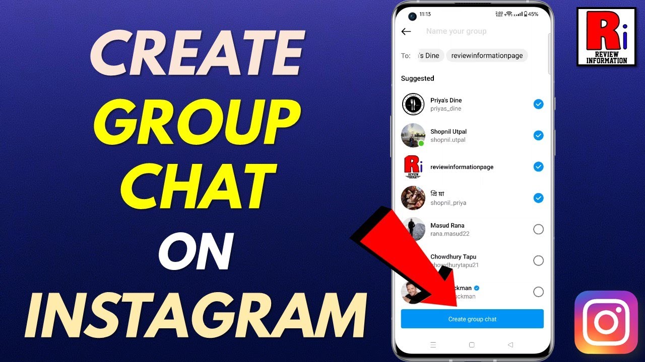 How to Create A Group Chat on Instagram (Updated) - YouTube