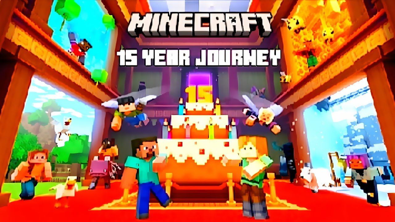 Free Minecraft 15 Year Anniversary Map #minecraft #live #youtube #map # ...