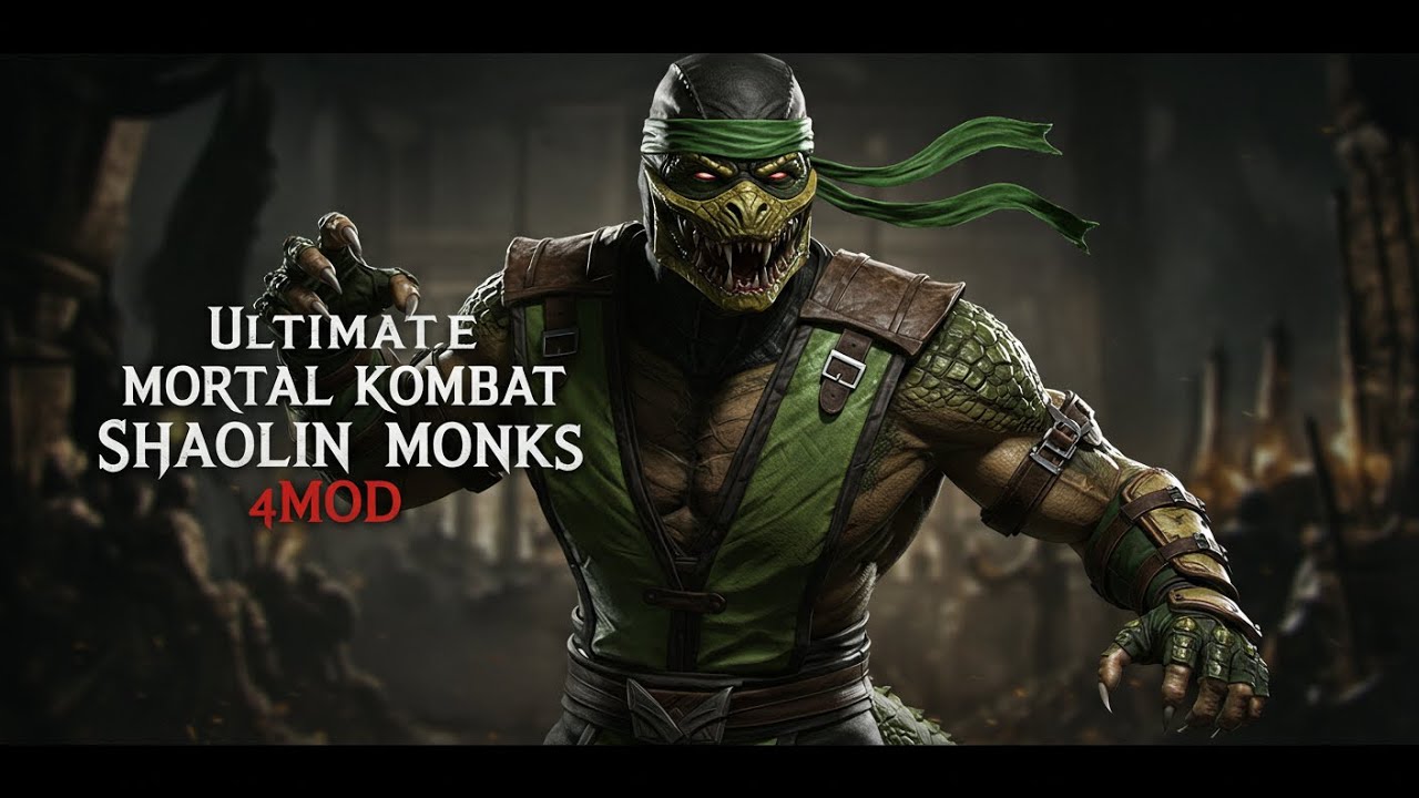 Ultimate Mortal Kombat Shaolin Monks mod 4k COM REPTILE emu ps2 PARTE 3 ...