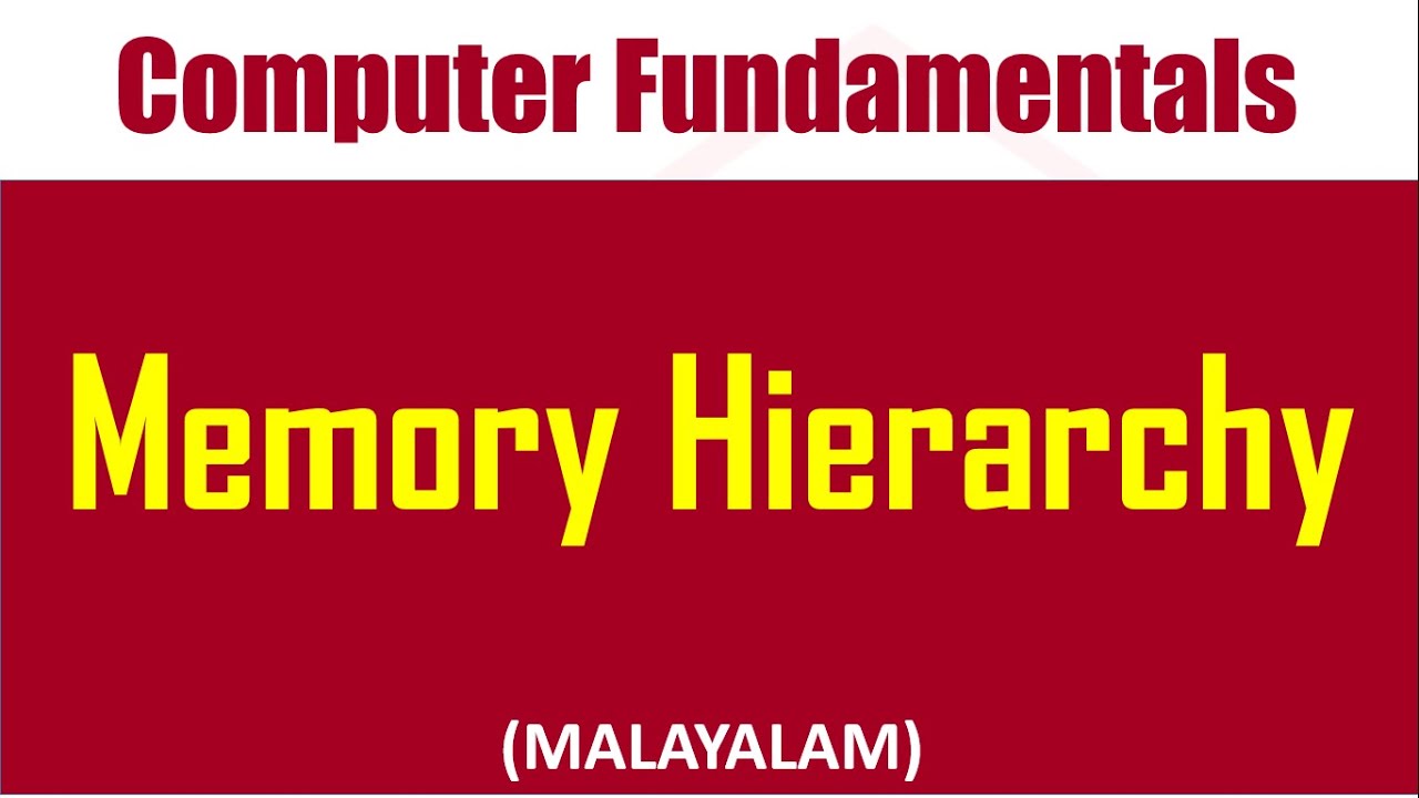 classification-of-computer-memory-and-memory-hierarchy-malayalam