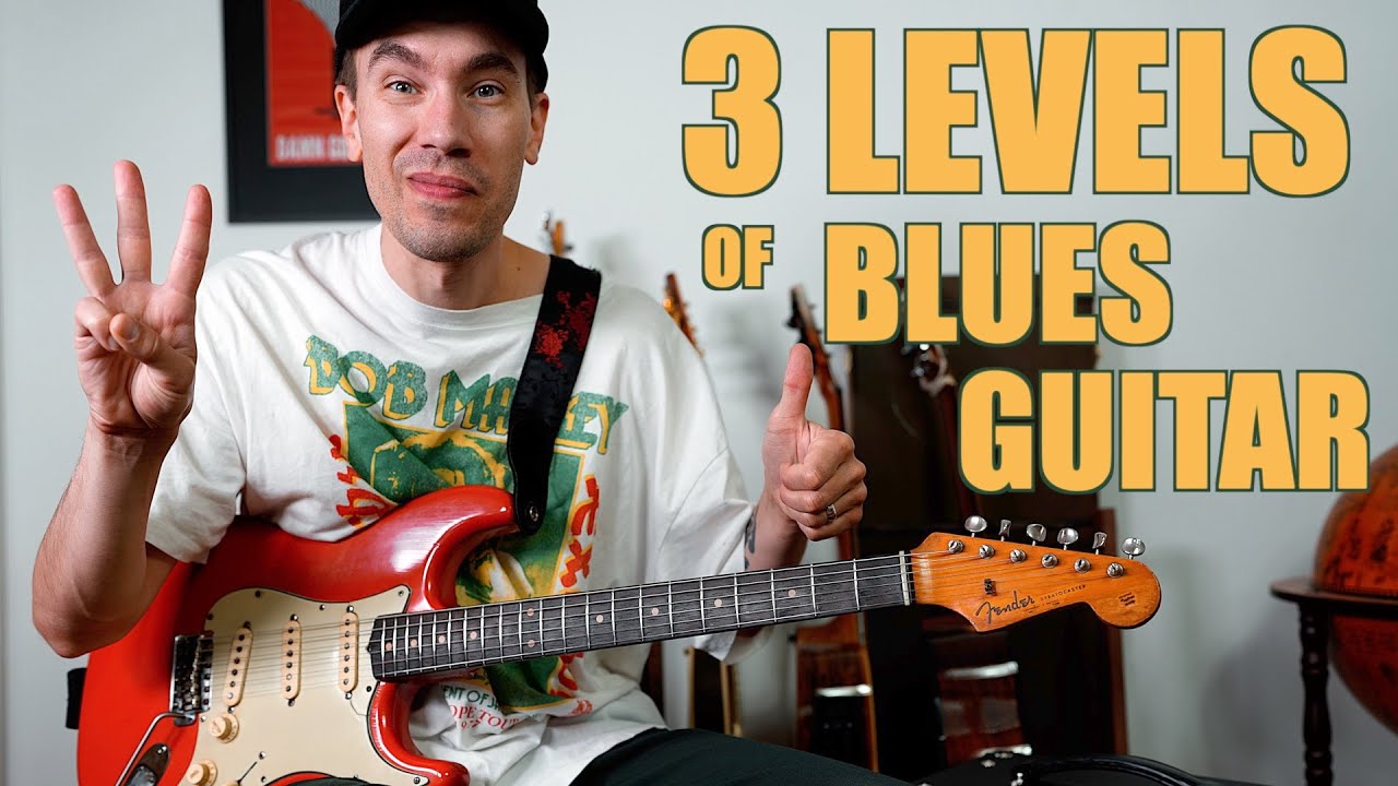Mastering The Blues: 3 Guitar Levels, from Easy to Epic! (w/tabs) - YouTube