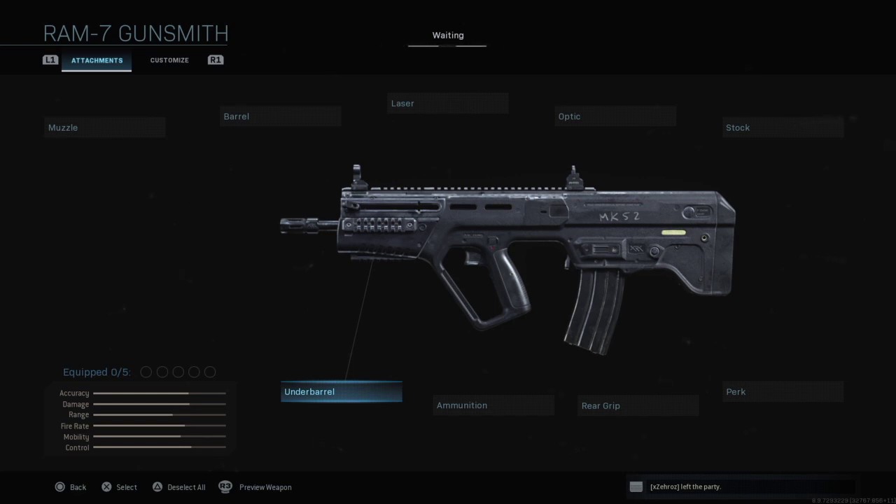 MW® 2019 ALL RAM-7 (TAR-21) Gunsmith Attachments | MAX level Gunsmith ...