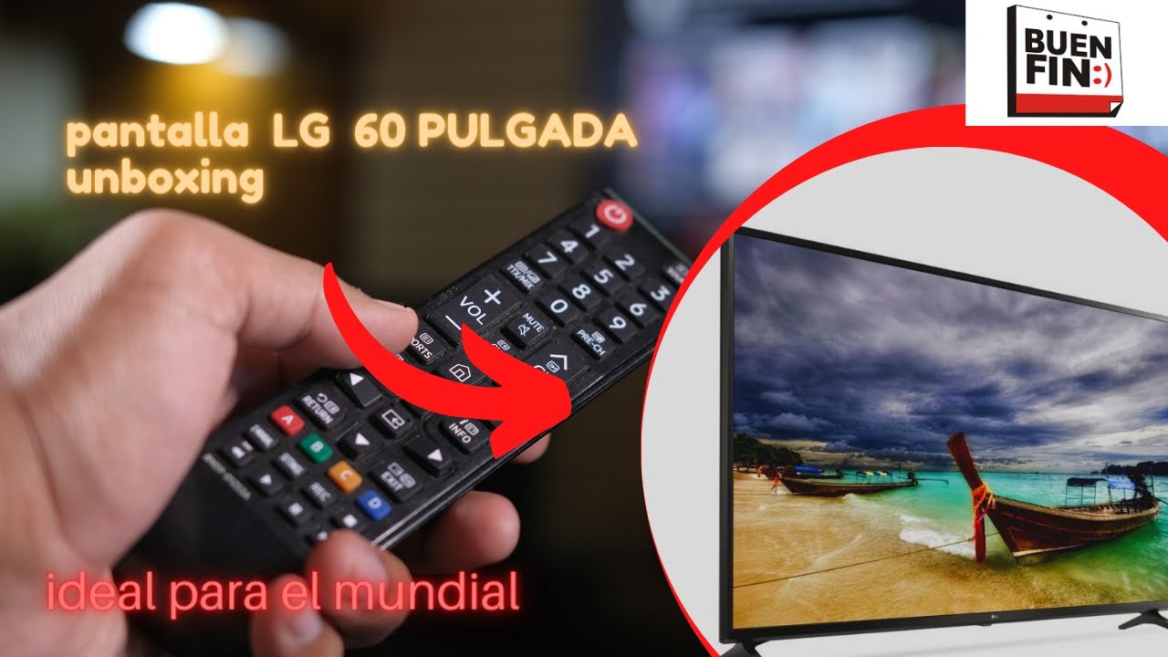 pantalla de 60 pulgadas LG 4K 60UQ79 Smart tv unboxing 📺 - YouTube