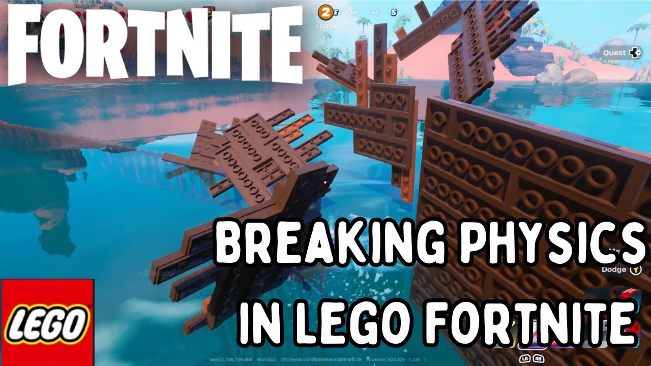 Breaking Physics in Lego Fortnite - YouTube