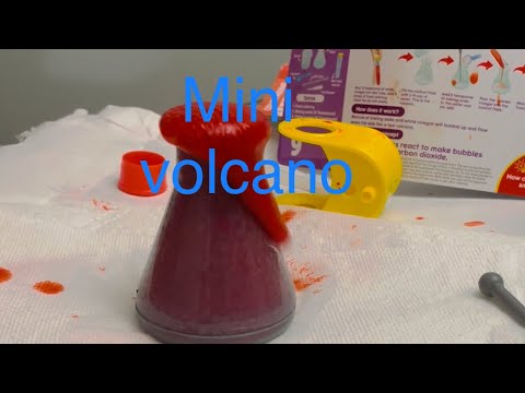 How to make a mini volcano - YouTube