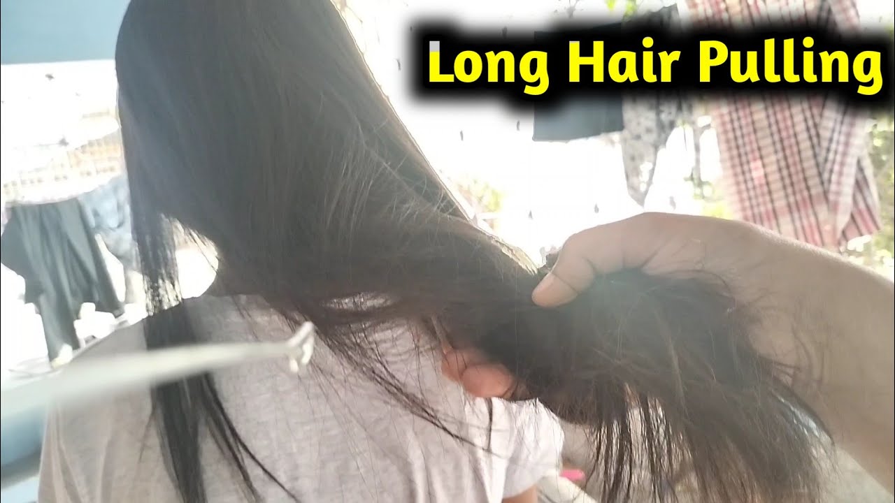 Long Hair Pulling! Long time hair play - YouTube