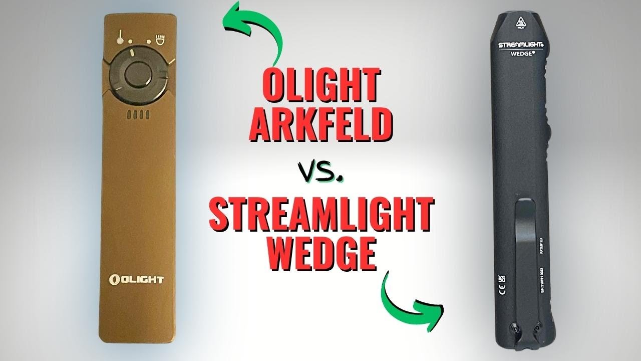 The CLEAR Winner: Streamlight Wedge v. OLIGHT Arkfeld - YouTube
