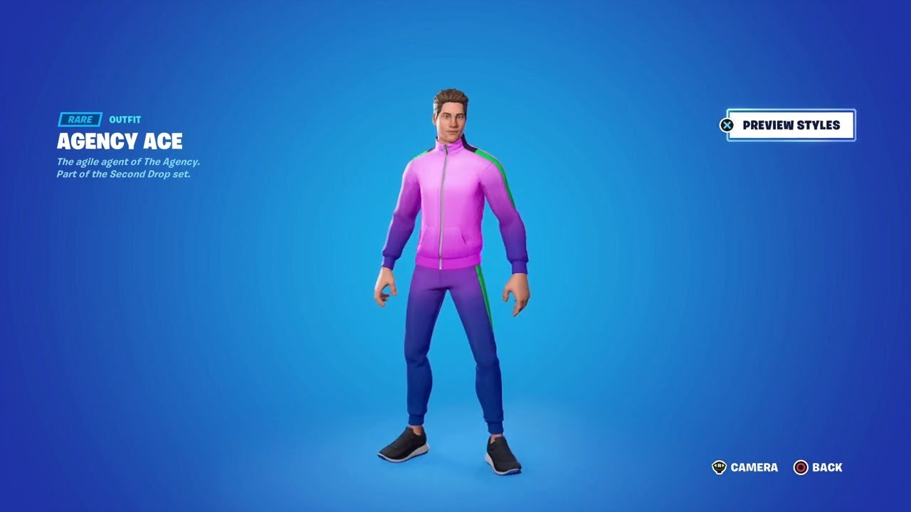 Fortnite Agency Ace Skin Preview !!! 😱 - YouTube