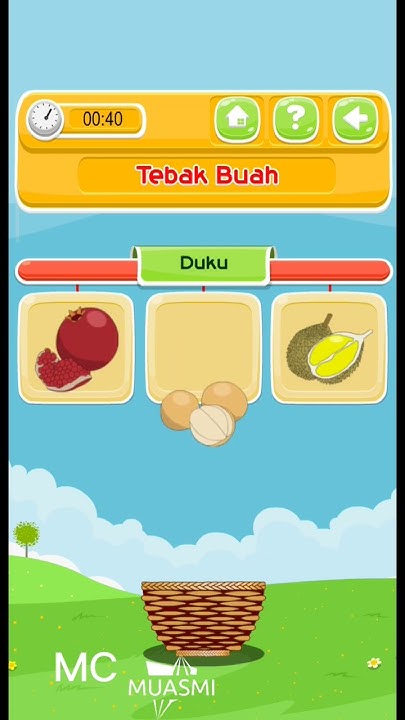 BELAJAR TEBAK BUAH #Belajarbuah #semangatbelajar - YouTube