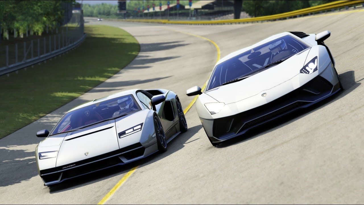 Maserati And Lamborghini Racing