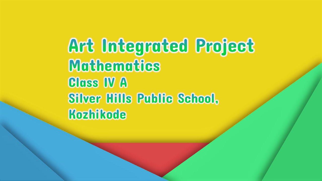 Art Integrated Project-Mathematics - YouTube