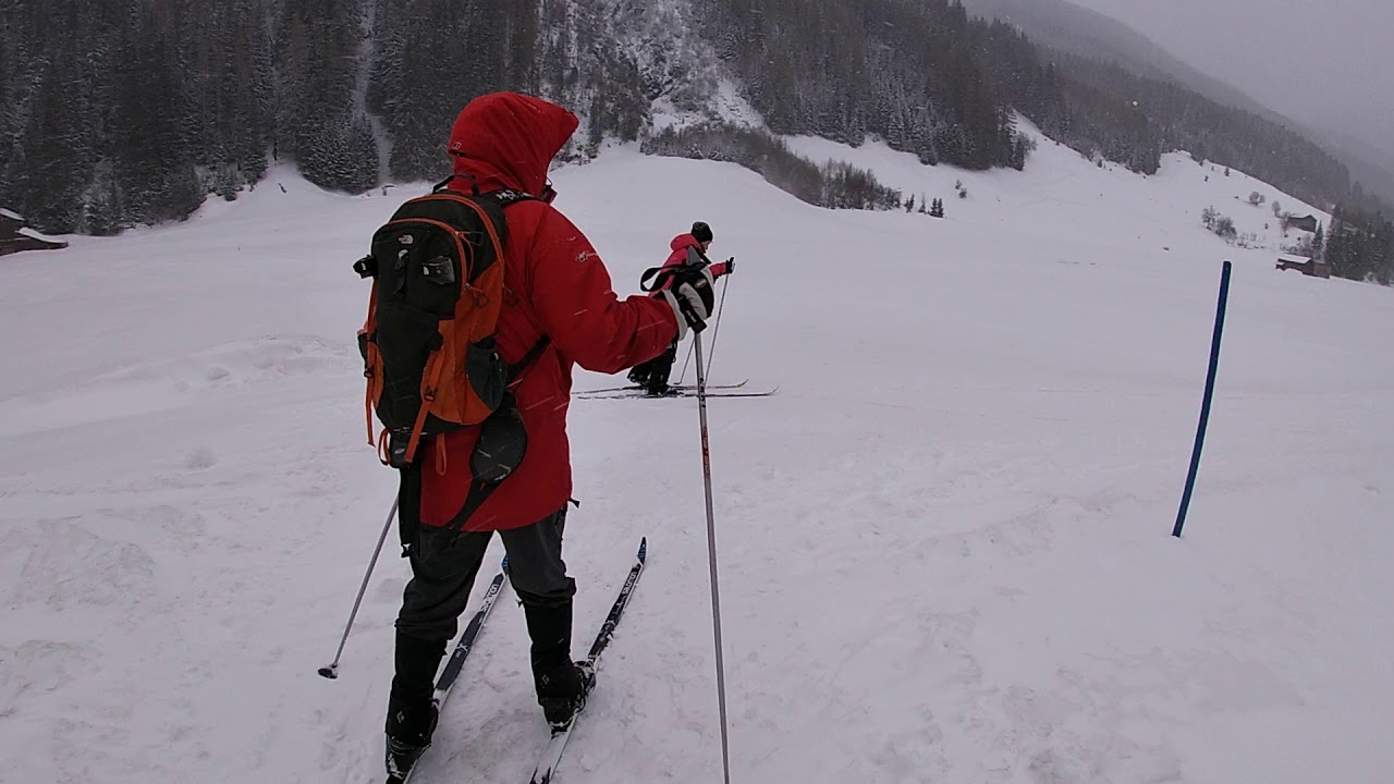 Cross Country skiing at Mathon - YouTube