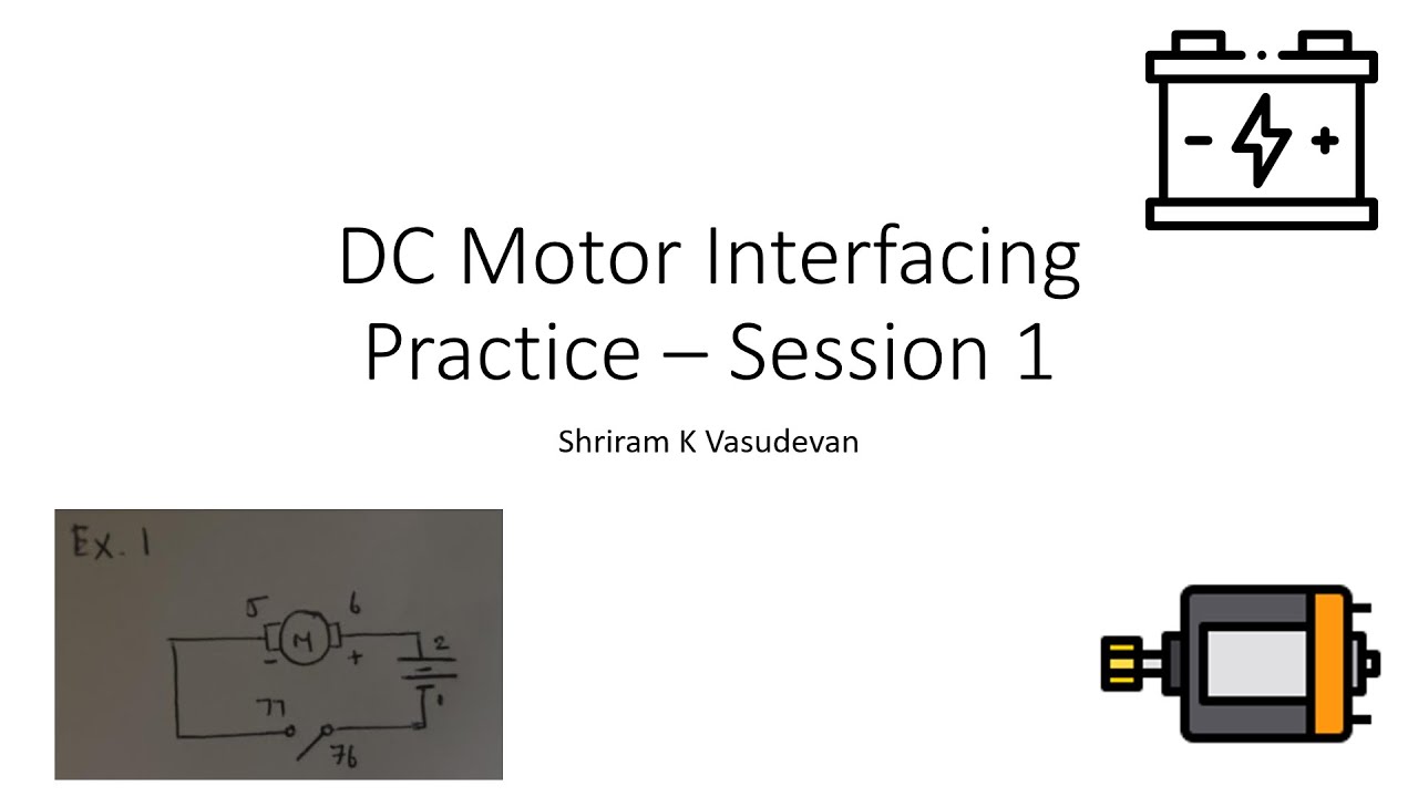 DC Motor Interfacing with Switch Control - 1st Exercise - YouTube