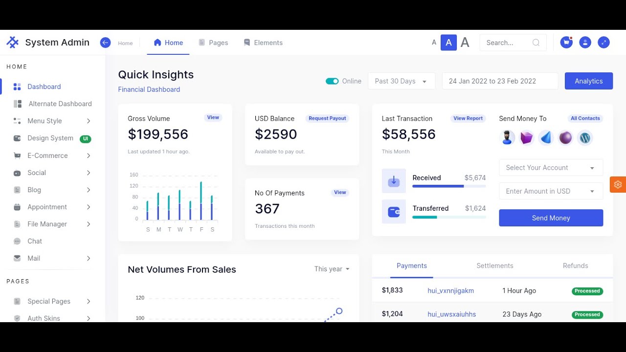 Laravel 10 Mastering Admin Template Using Component Youtube