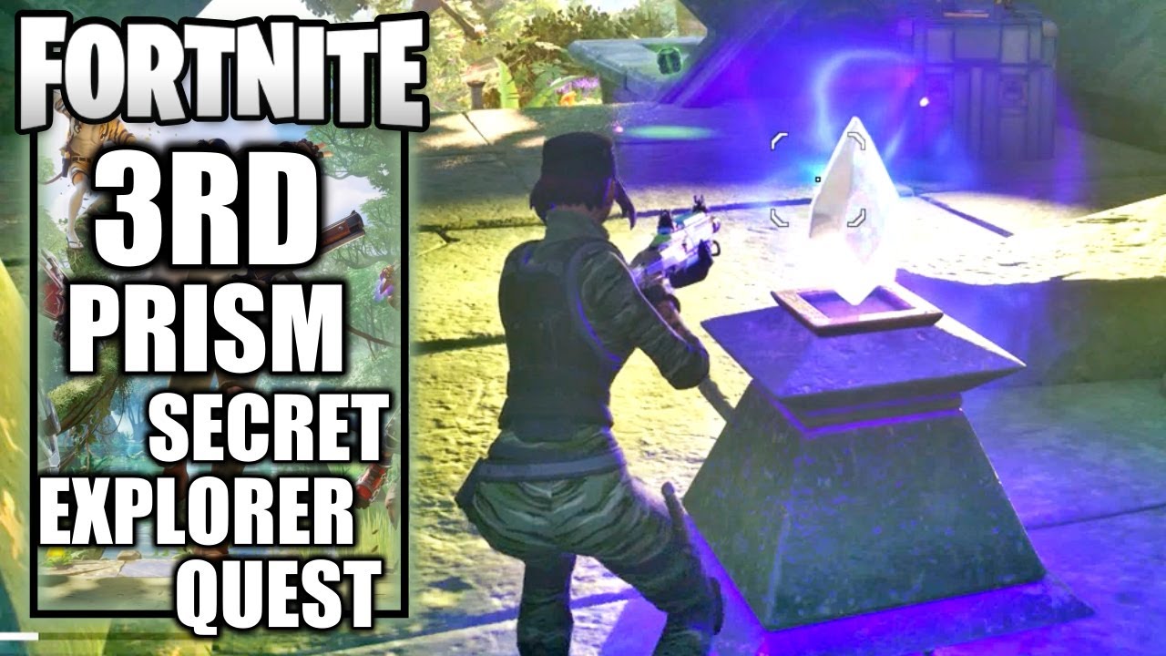 Fortnite – 3RD Prism Secret Hidden Explorer Quest - Bring the Prism to ...