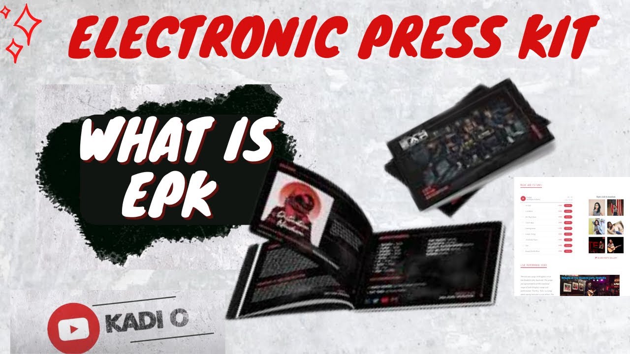 WHAT IS AN ELECTRONIC PRESS KIT (EPK) AND THINGS TO BE INSIDE - YouTube
