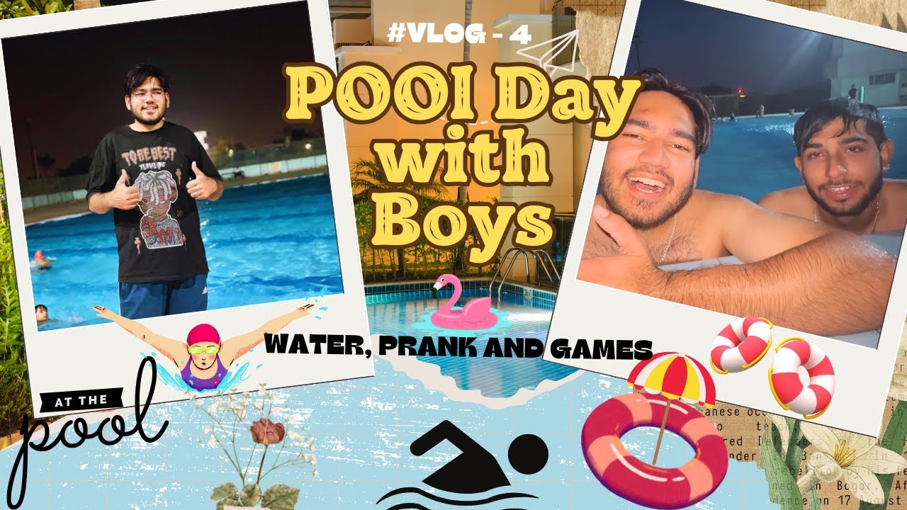 Pool day with boys|Vlog 4 #vlog #funny #youtube @MoVlogs @MrBeast ...