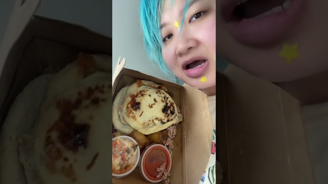 how to heat up leftover pupusa - YouTube