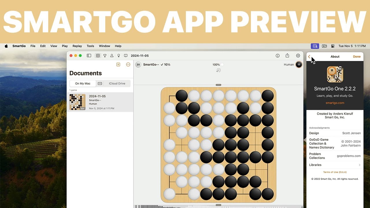 SmartGo One Mac App Showcase - YouTube
