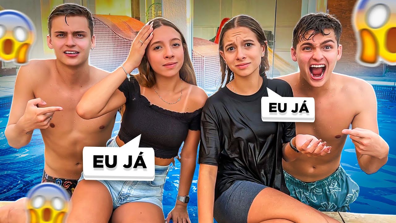 Eu Nunca PolÊmico Com Minhas IrmÃs Na Piscina Elas Já Beijaram Na