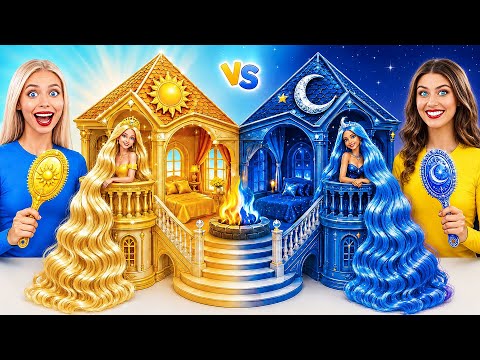 Harika Bir Bebek Evi İnşa Ediyoruz | Gündüz ve Gece Mücadelesi Candy DO