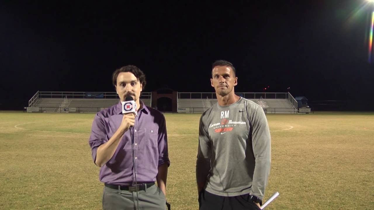 Carson-Newman Men's Soccer: Richard Moodie Postgame King 10-5-16 - YouTube