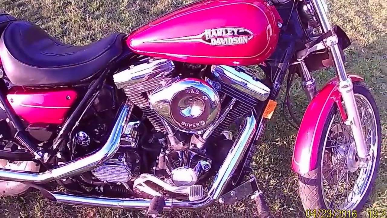 1992 Harley Davidson FXLR Lowrider Custom - YouTube