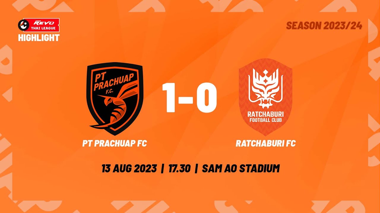 Highlight : PT Prachuap FC 1-0 Ratchaburi FC - YouTube