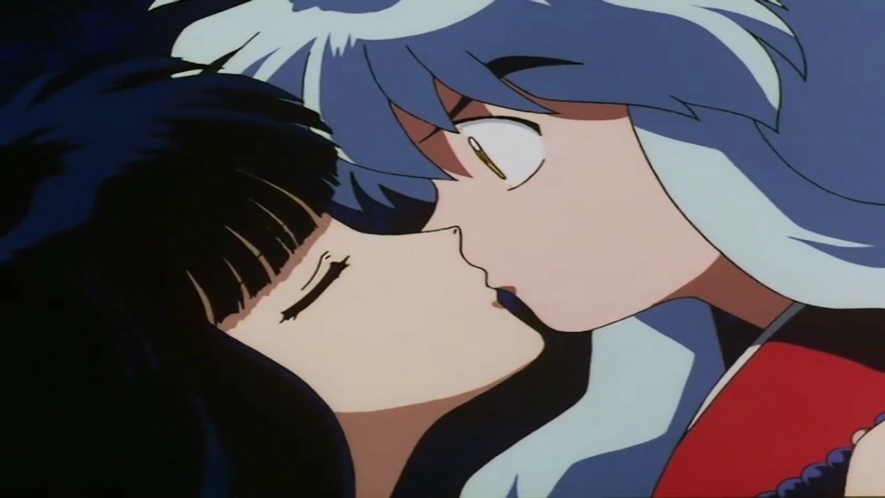 😚EL BESO DE KIKYO HACIA INUYASHA🐶 Y LOS CELOS DE AOME😡 LATINO - YouTube