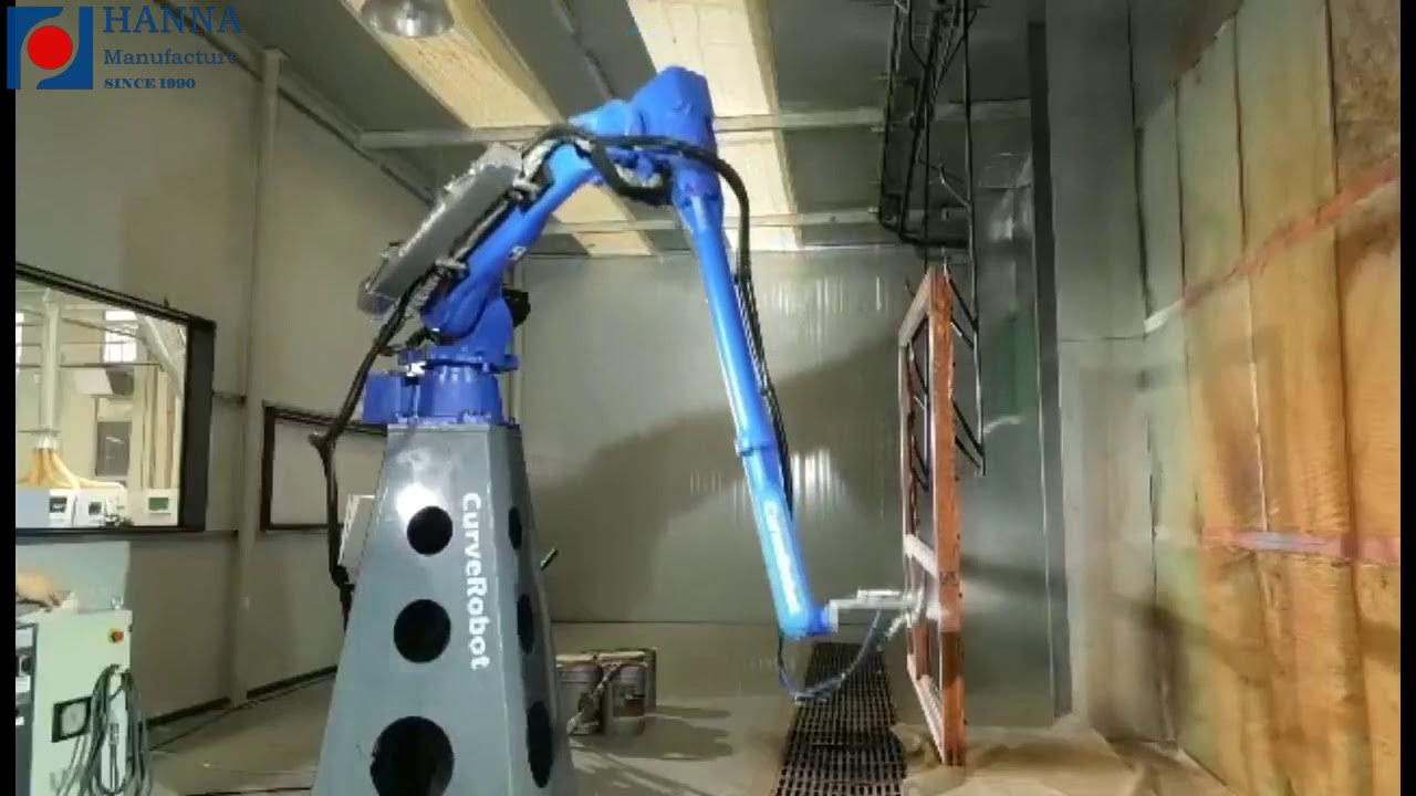 Spraying Robot - Machine function introduction demonstration - YouTube