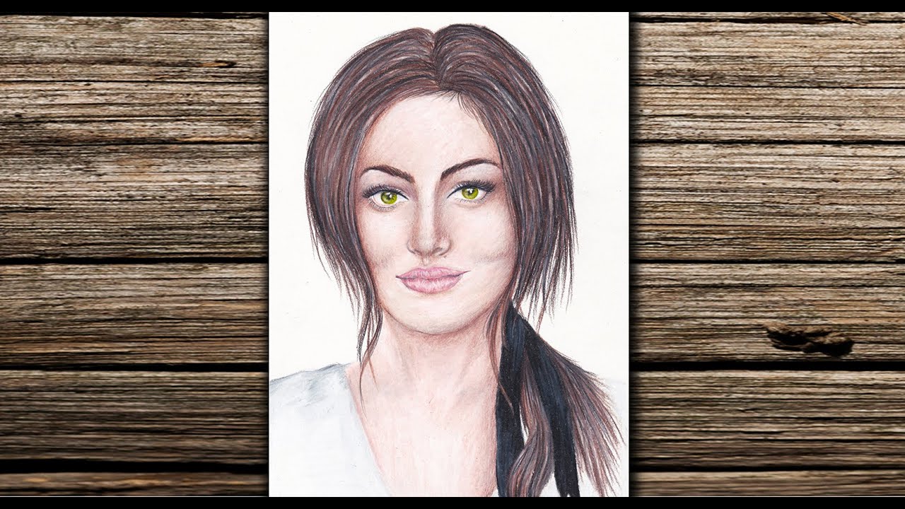 HOW TO DRAW - Phoebe Tonkin alias Hayley Marshall (speed drawing) / Jak ...