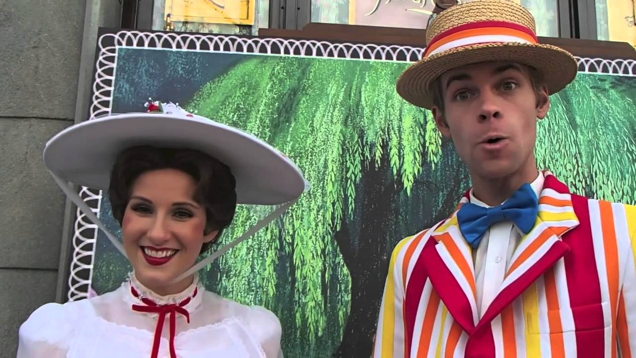 Meeting Mary Poppins & Bert - YouTube