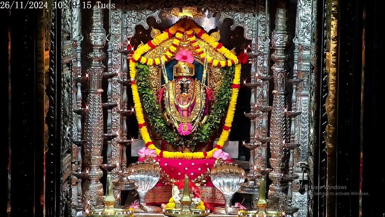 Shree Mahalasa Narayani Vithoba Alankar & Mahamanglarati 11th Dec 2024 ...