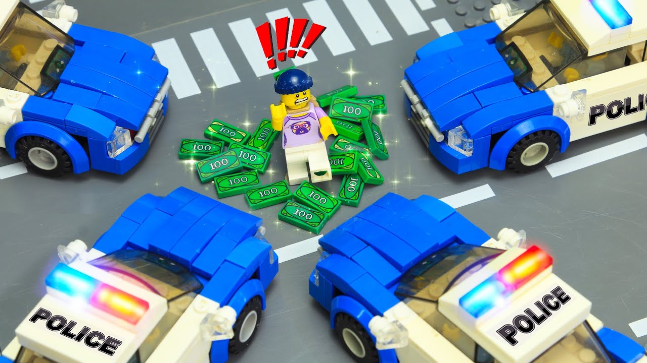 Lego Police Chase Bank Heist | Robbery Fail - YouTube