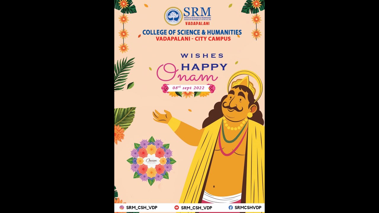 SRM_IST_CSH_VDP Onam Celebrations - YouTube