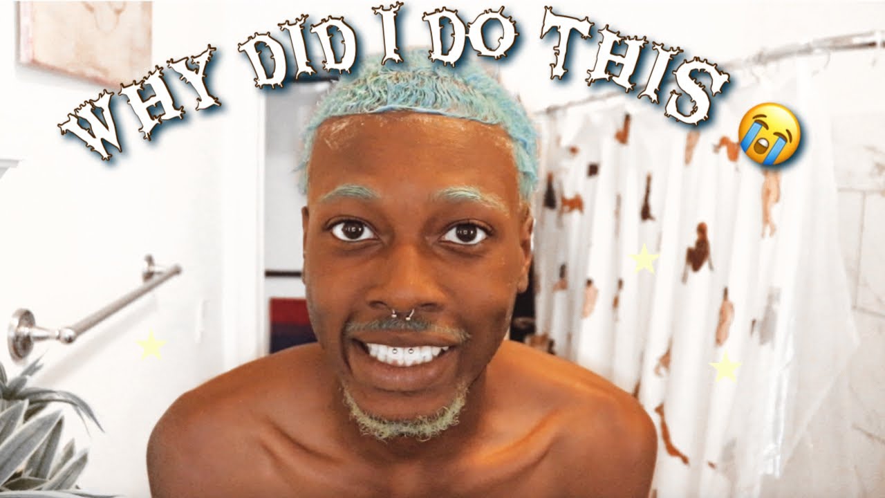Dying My Hair Blue For The First Time 😭 | FAIL! | Elii Ormond - YouTube