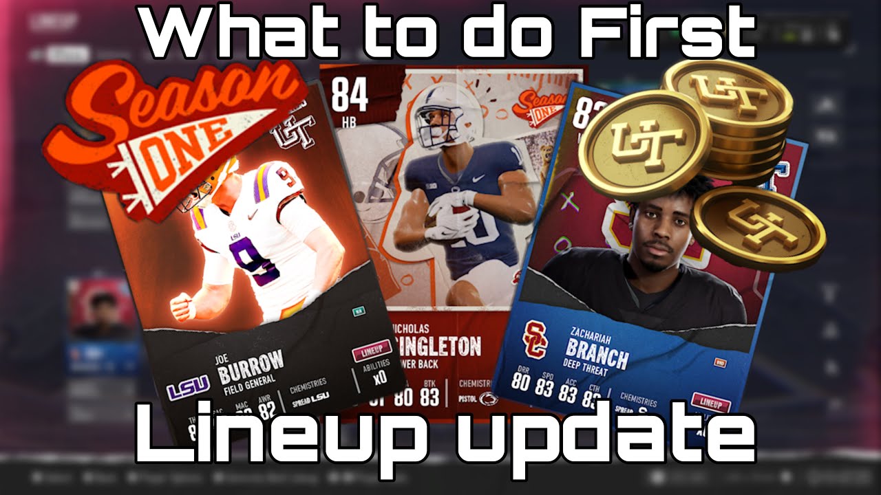 CFB 25 ULTIMATE TEAM GUIDE + LINEUP UPDATE - YouTube