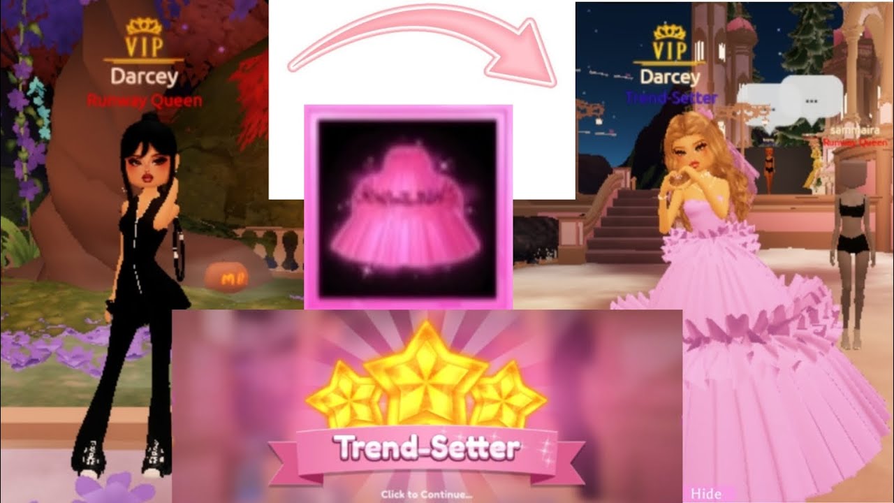 Playing until I get TRENDSETTER in Dress to Impress ...