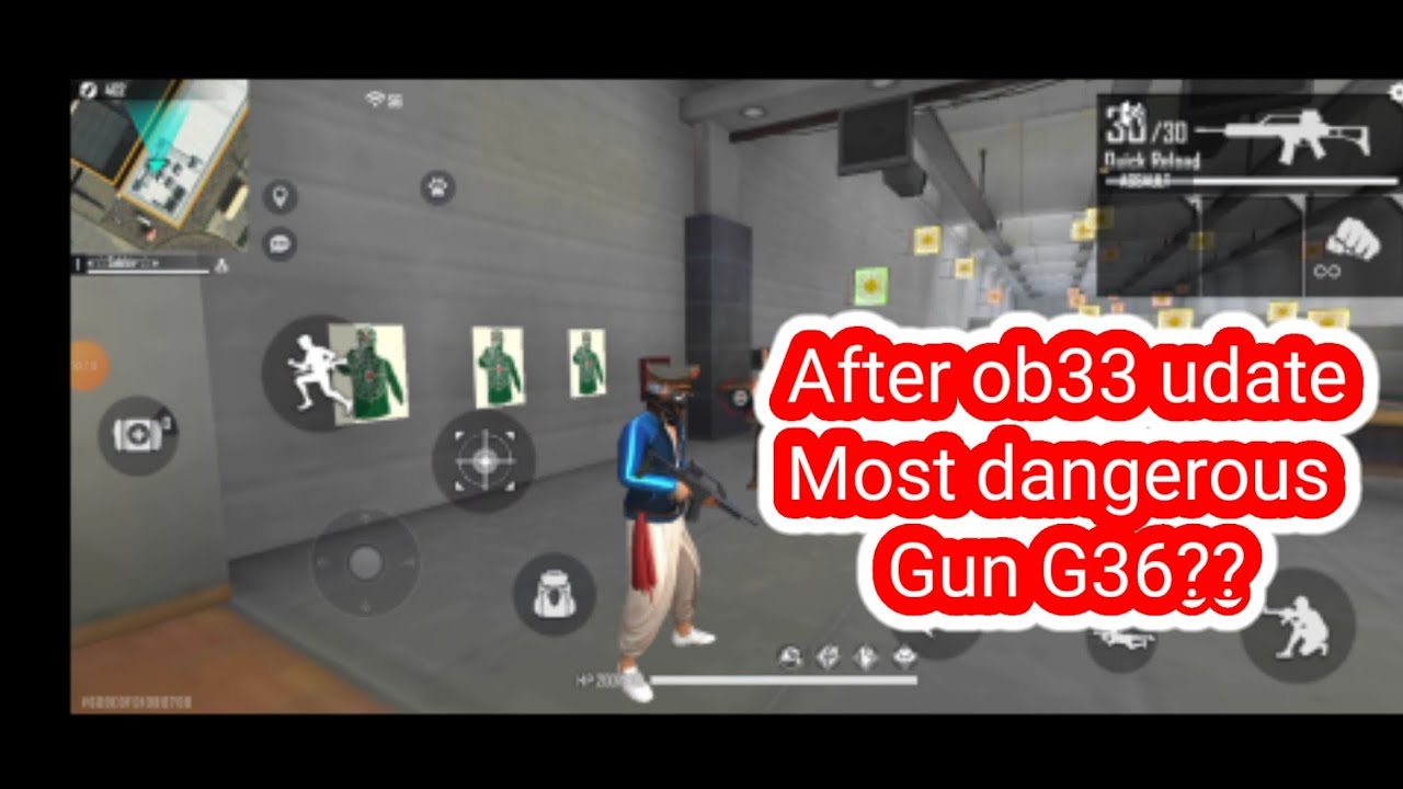 G36 new weapon | G36 Most dangerous gun After ob33 update | Ob33 update ...