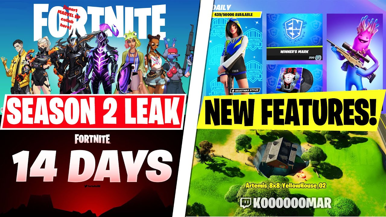 Season 2 UPDATE Features LEAK! (Battle Pass SKINS, Patch Notes, EVENT ...