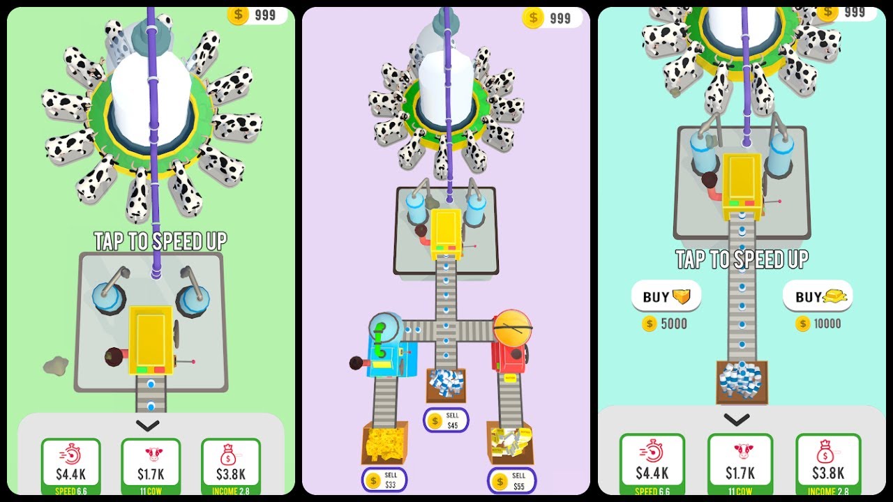 Idle Milk Factory game Mobile Video Game | Gameplay Android - YouTube