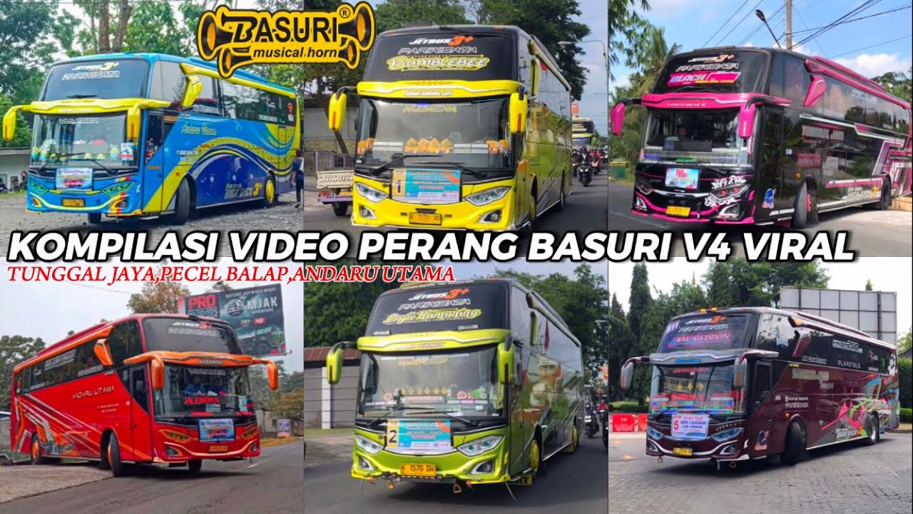 KUMPULAN VIDEO PERANG BASURI V4 VIRAL II #basuri #teloletbus - YouTube