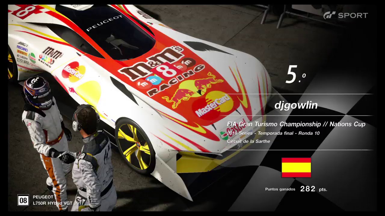 Gowlin @ Circuit de la Sarthe - GT Sport FIA Nations Cup - YouTube