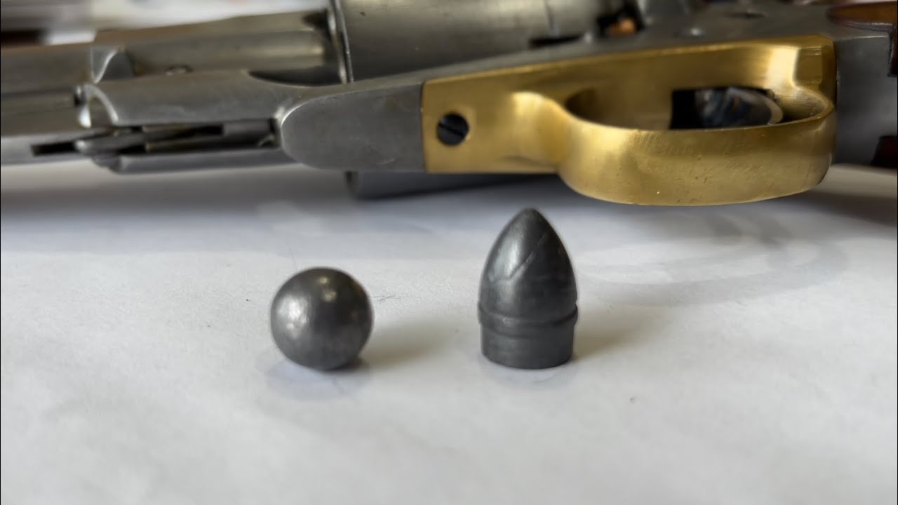 454 round balls VS 220 grain Johnston & Dow conicals in the #1858 with ...
