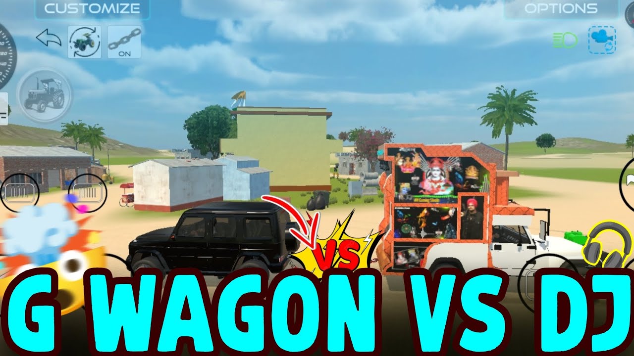 "🔥 G-Wagon Pulling DJ Truck 🎵 | Indian Vehicle Simulator D3 Tochan 😳 ...