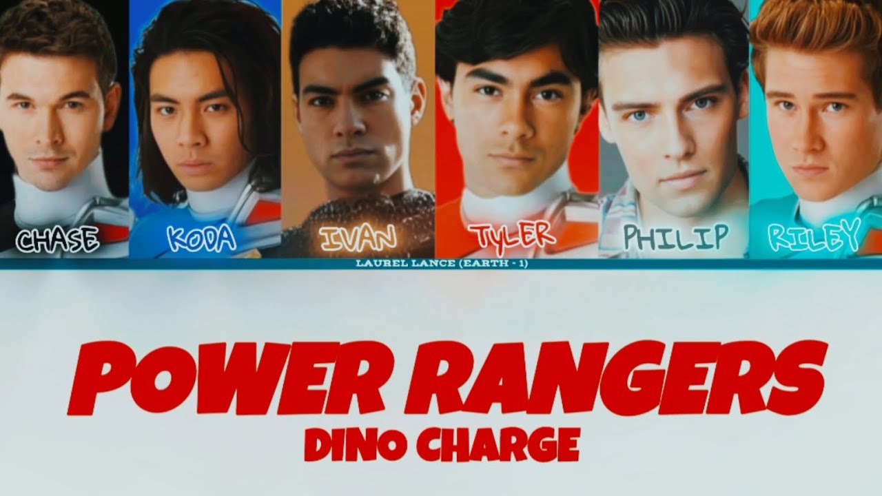 Power Rangers (Dino Charge) Color Coded Lyrics - YouTube